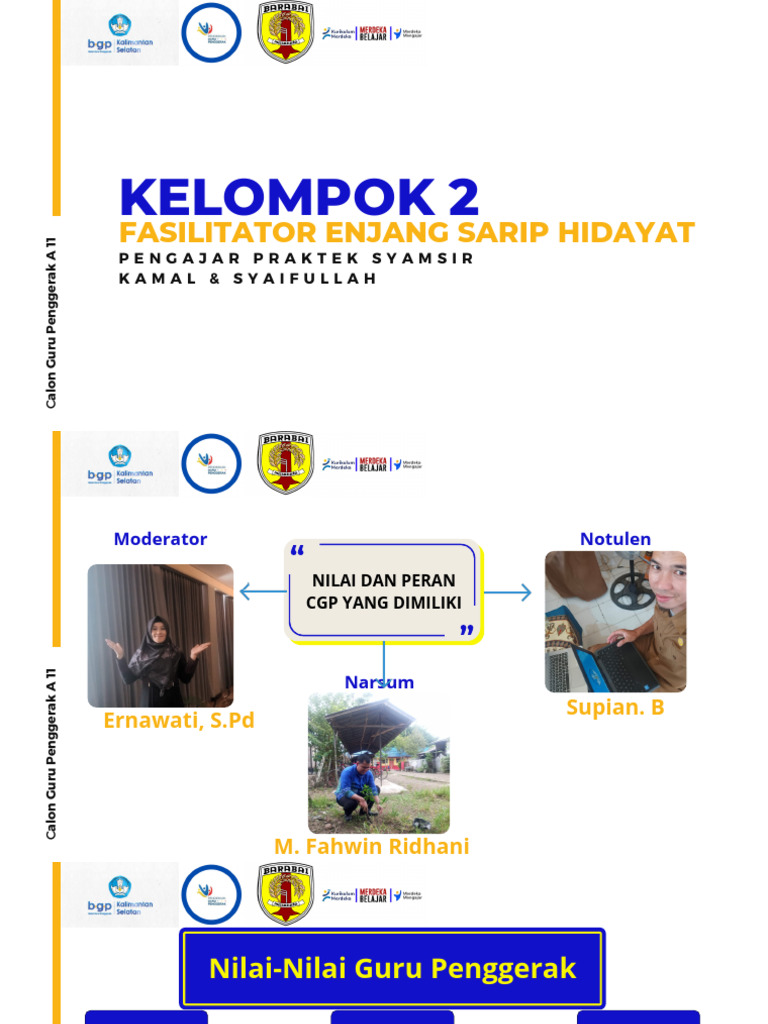 Presentasi Tugas Kelompok-2 - Niai Dan Peran CGP 2024 | PDF