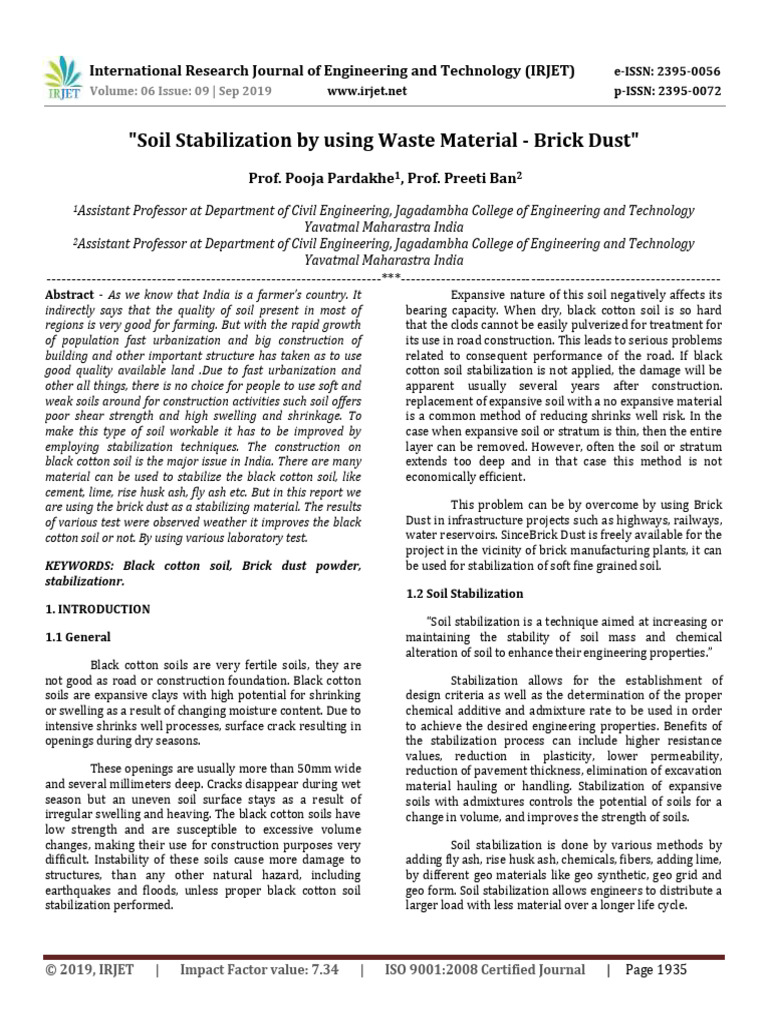 Pardakhe 2019 | PDF | Soil | Natural Materials