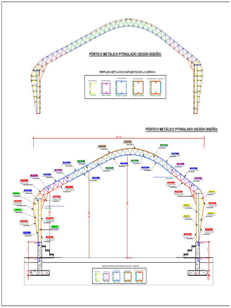 Plano Cercha Tinglado | PDF
