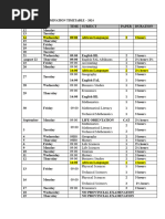 GP June Exam Grade 12 Timetable 2025 | PDF