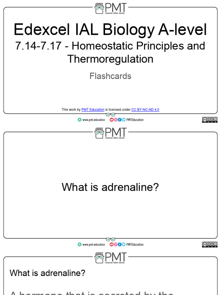 Flashcards - Topic 7.14-7.17 Homeostatic Principles and ...