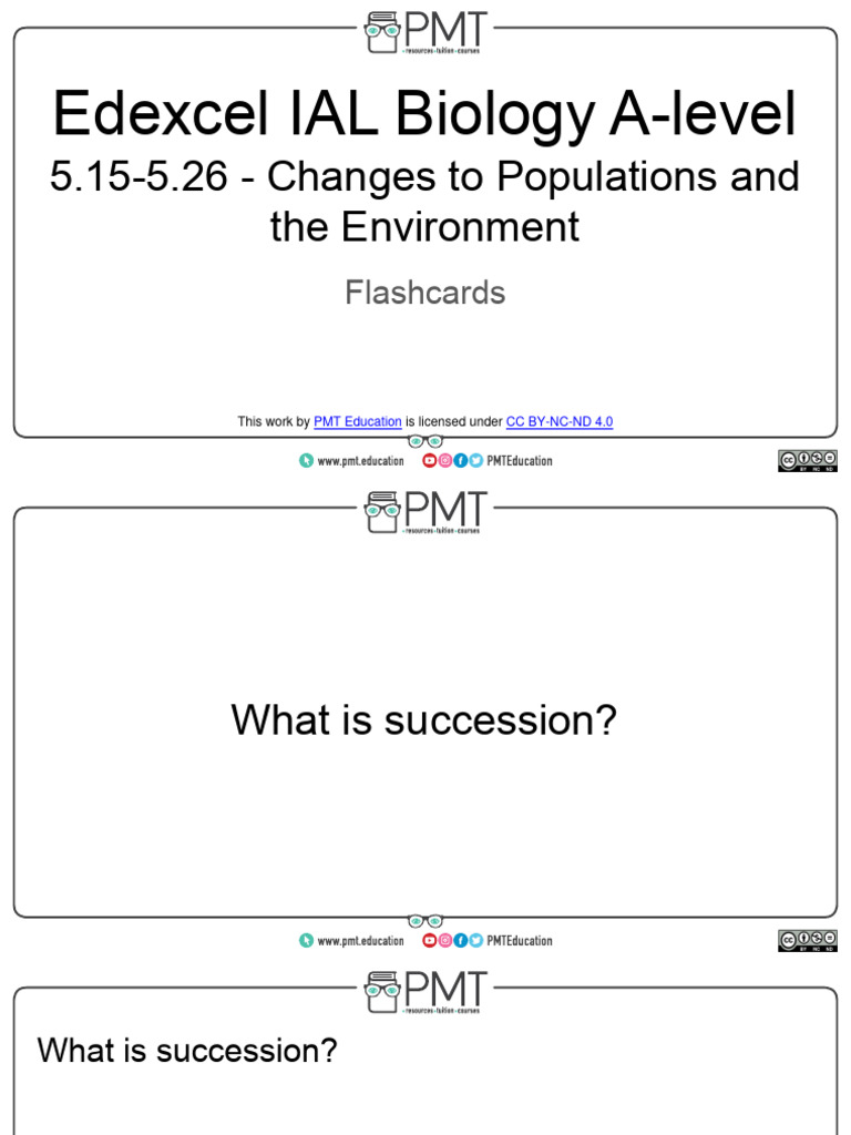 Flashcards - Topic 5.15-5.26 Changes to Populations and the Environment ...