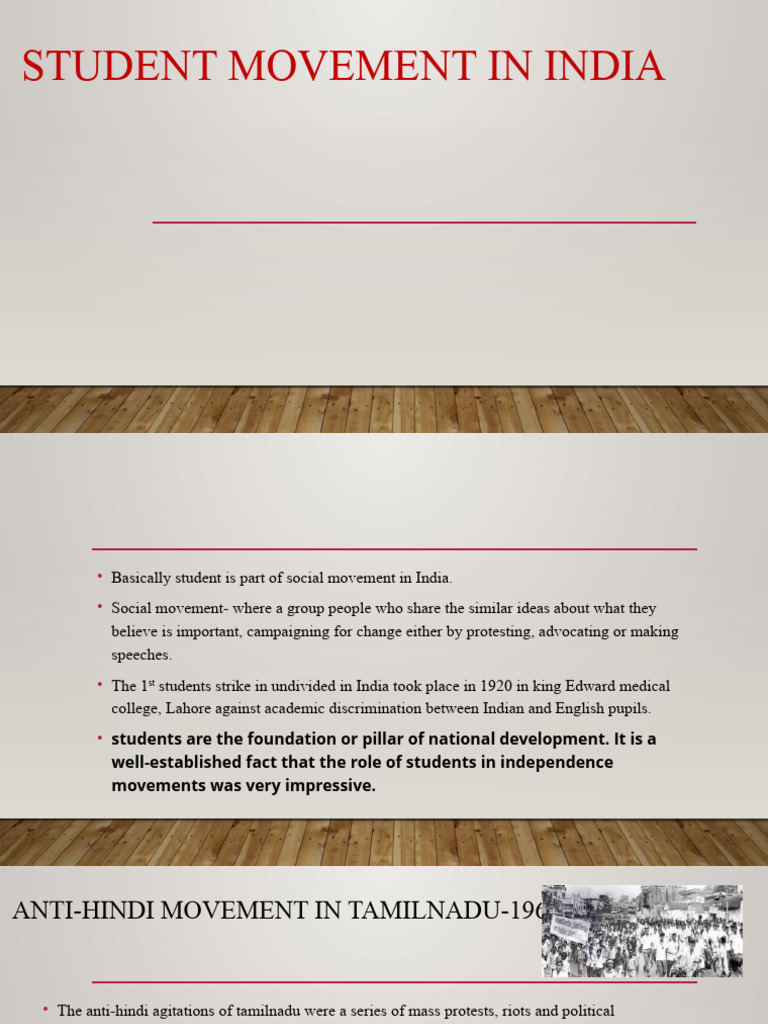 Students Movement in India | PDF | Social Movements | Politics Of India