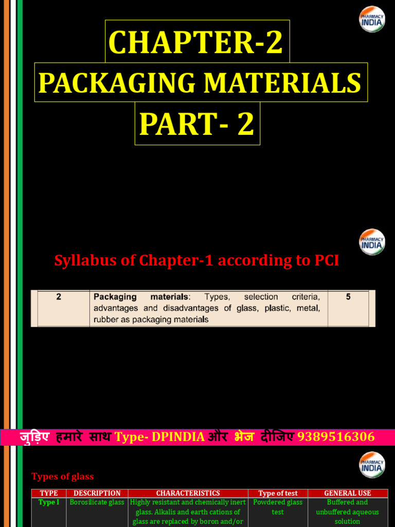 Pharmaceutics Chapter 2 Part 2 | PDF