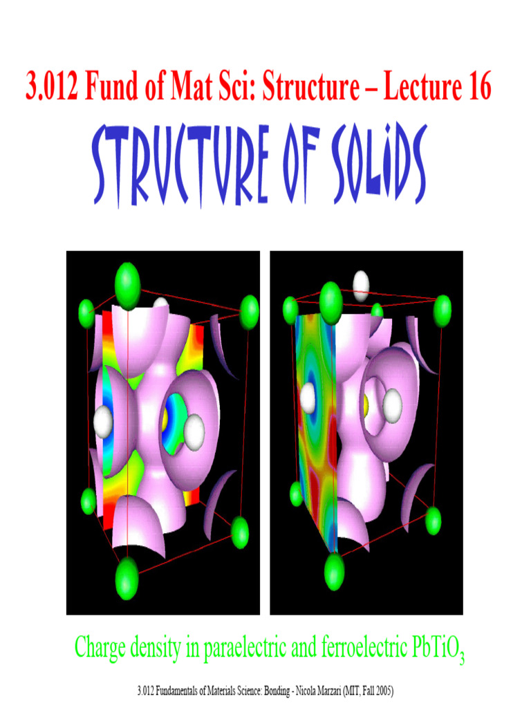 Lec 16 B | PDF | Crystal Structure | Euclidean Geometry
