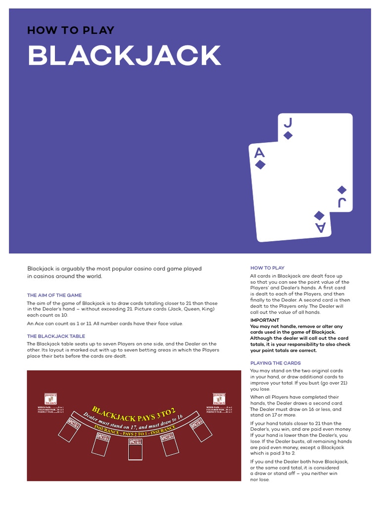 Blackjack | PDF | Gaming | Games Of Chance