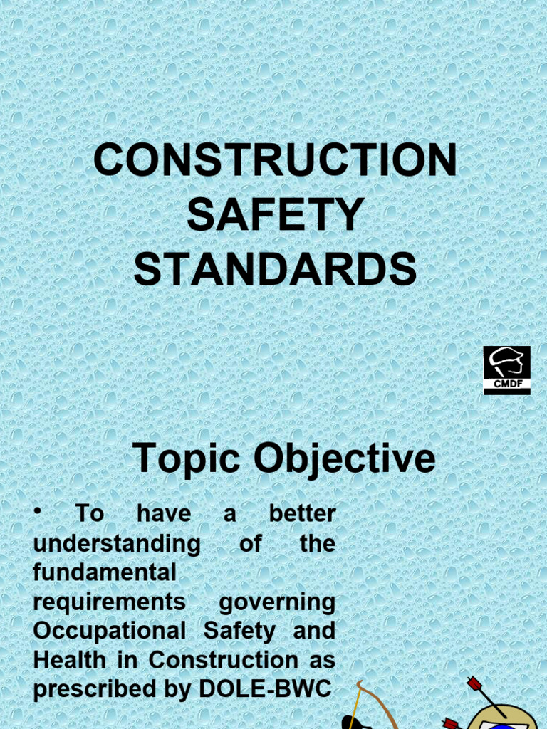 Dole Regulations On Safety Standards in Construction | PDF | Demolition ...