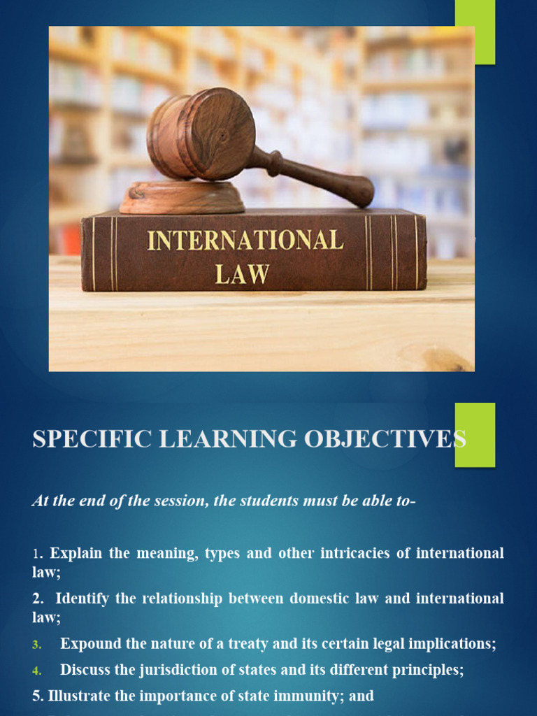 Overview of International Law Principles | PDF | International Law ...