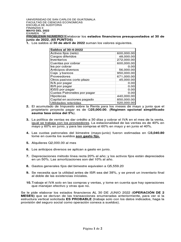 FINAL 2022 A | PDF | Impuesto sobre la renta | Economias
