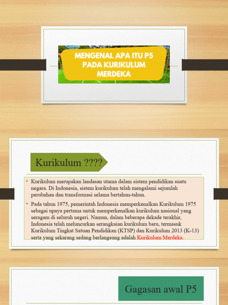 Ppt. Pengenalan P5 | PDF
