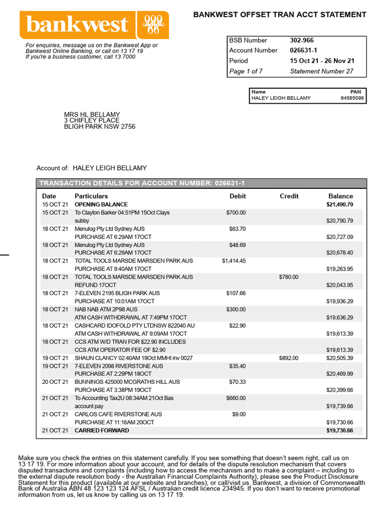 Estatement XXXXXXXXXX311 27 | PDF | Password | Automated Teller Machine