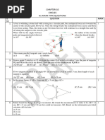 SSLC-MATHS-2025-CIRCLES-IMPORTANT QUESTIONS | PDF | Circle | Tangent