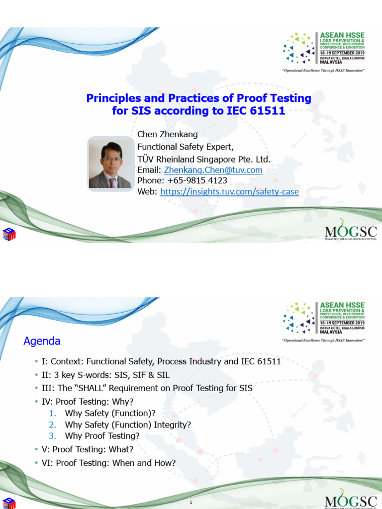 Proof Test of Safety Instrumented Systems SIS According To IEC 61511 ...