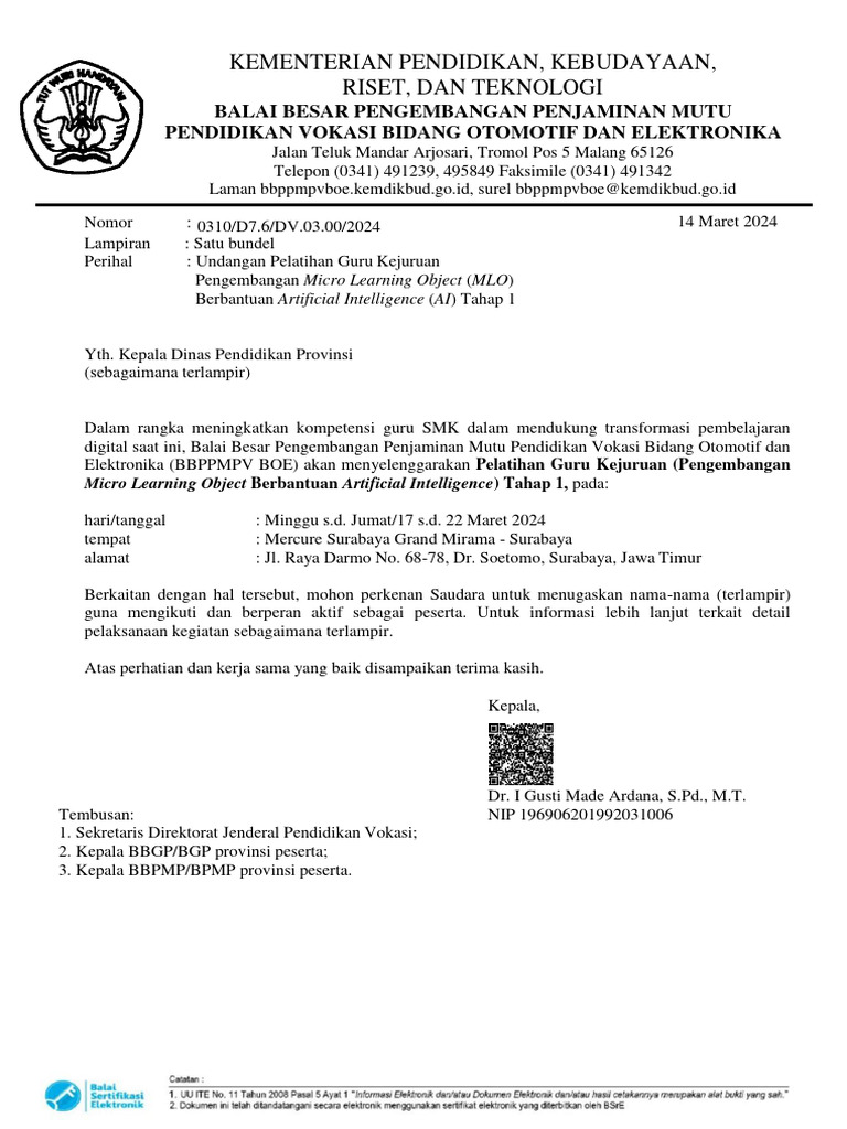 Contoh Undangan | PDF