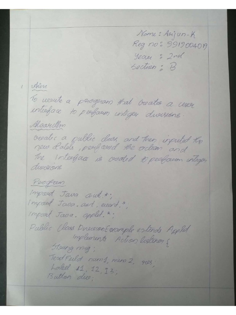 (Java Lab Exam) | PDF