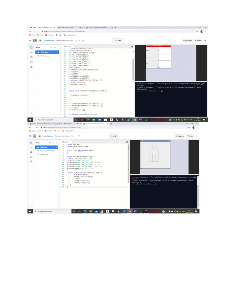 Out Puts External Lab Java | PDF