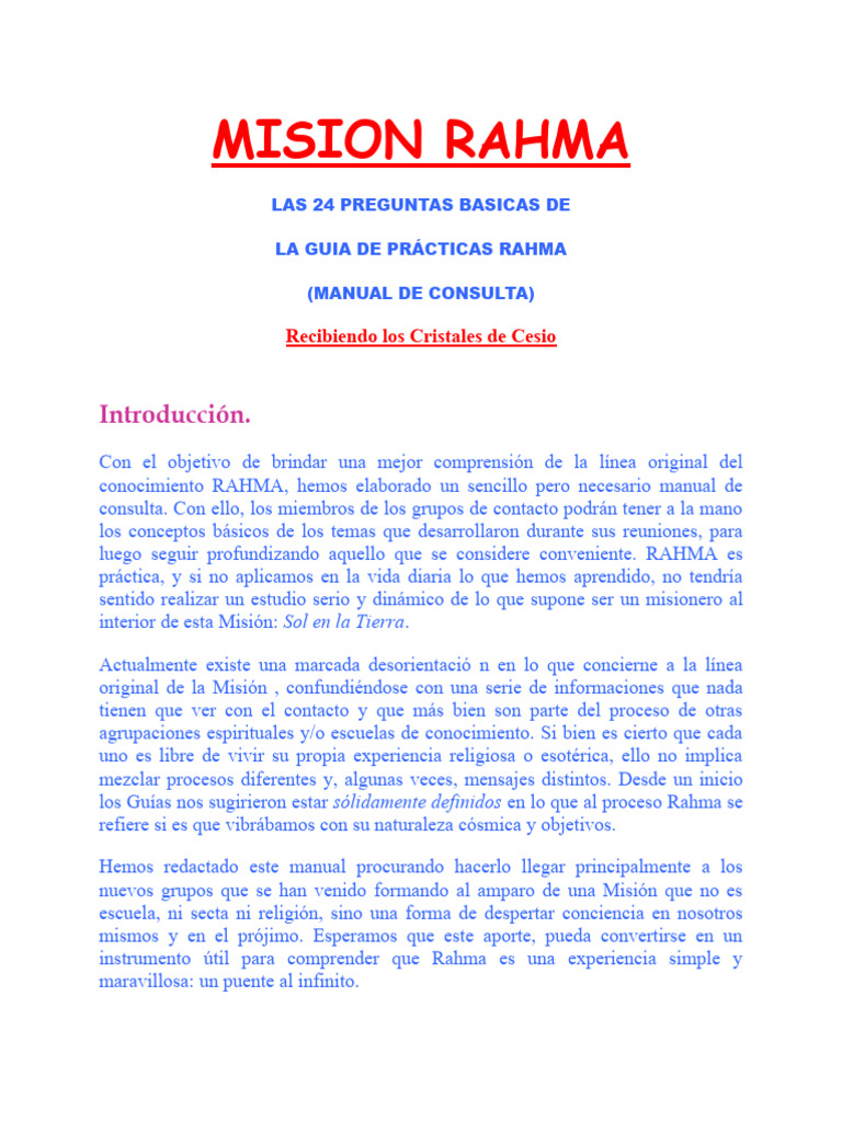 Que Es La Mision Rahma | PDF | Tierra | Satélite natural