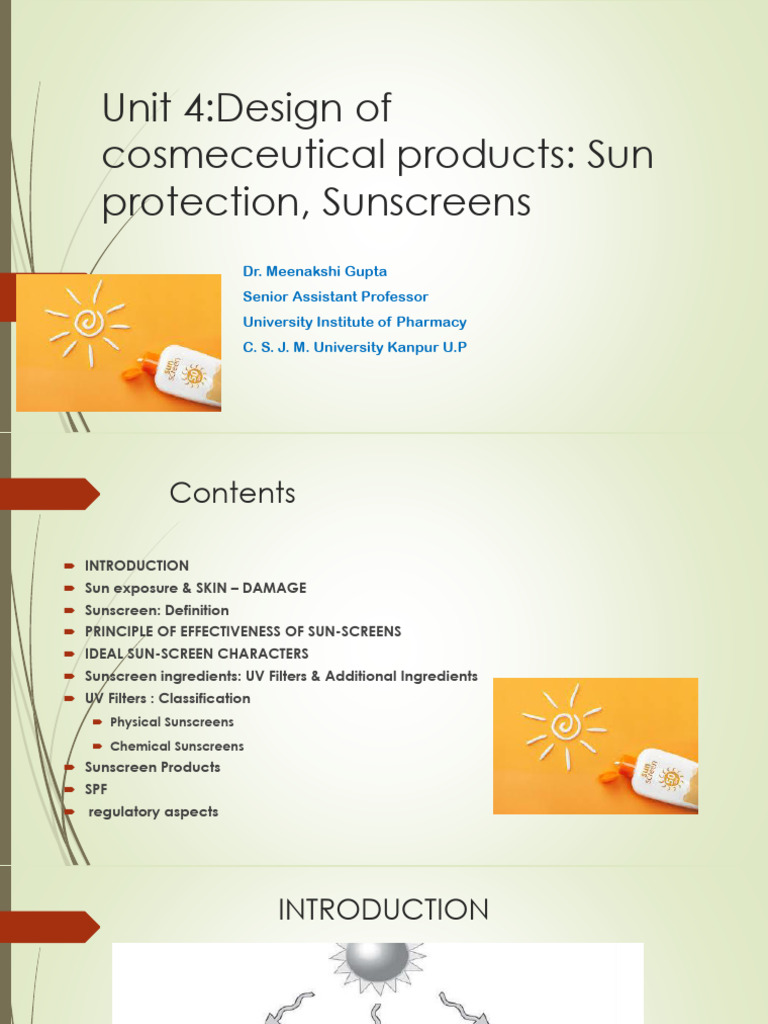 Sun Protection Sunscreen | PDF | Sunscreen | Ultraviolet