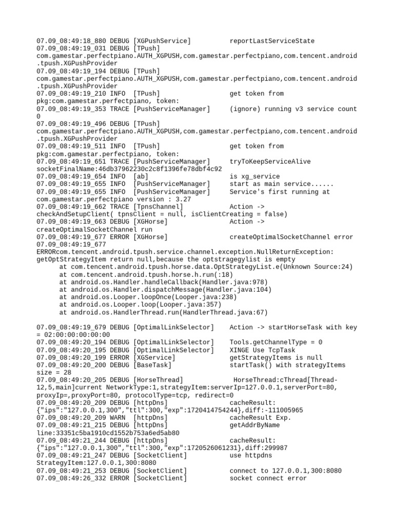 Log-20240709 0851 1 | PDF | Thread (Computing) | Operating System Technology