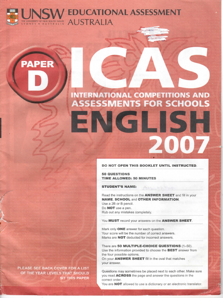English D 2007 3 | PDF