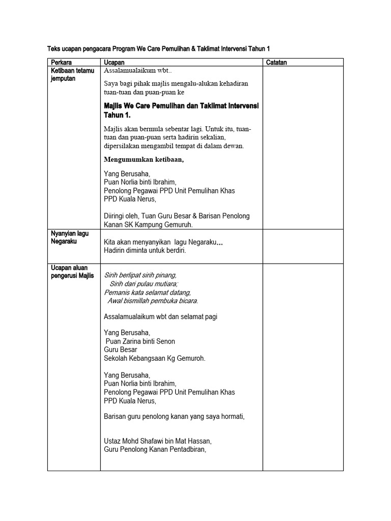 Teks Pemulihan | PDF