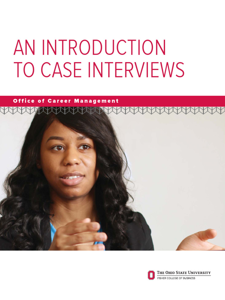 AN INTRODUCTION TO CASE INTERVIEWS | Download Free PDF | Thought | Strategic Management