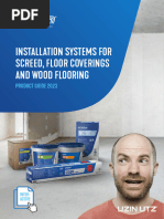UZIN NC 150 Self-Leveling Compound Guide | PDF | Cement | Flooring