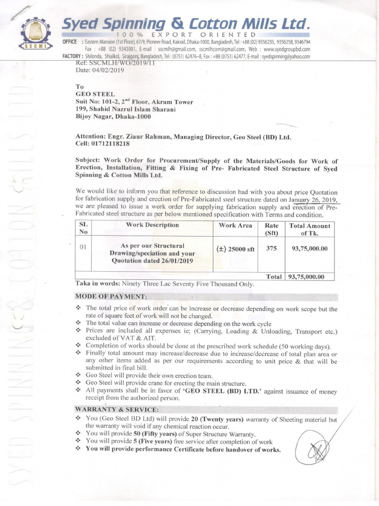 Syed Spinning Wo | PDF