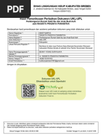 Contoh UKL-UPL Perusahaan | PDF