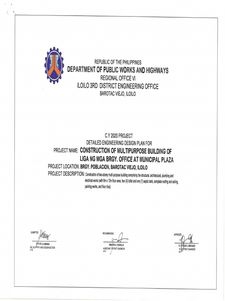 20GH0133a - PLAN LIGA NG MGA BRGY MPB BTAC | PDF