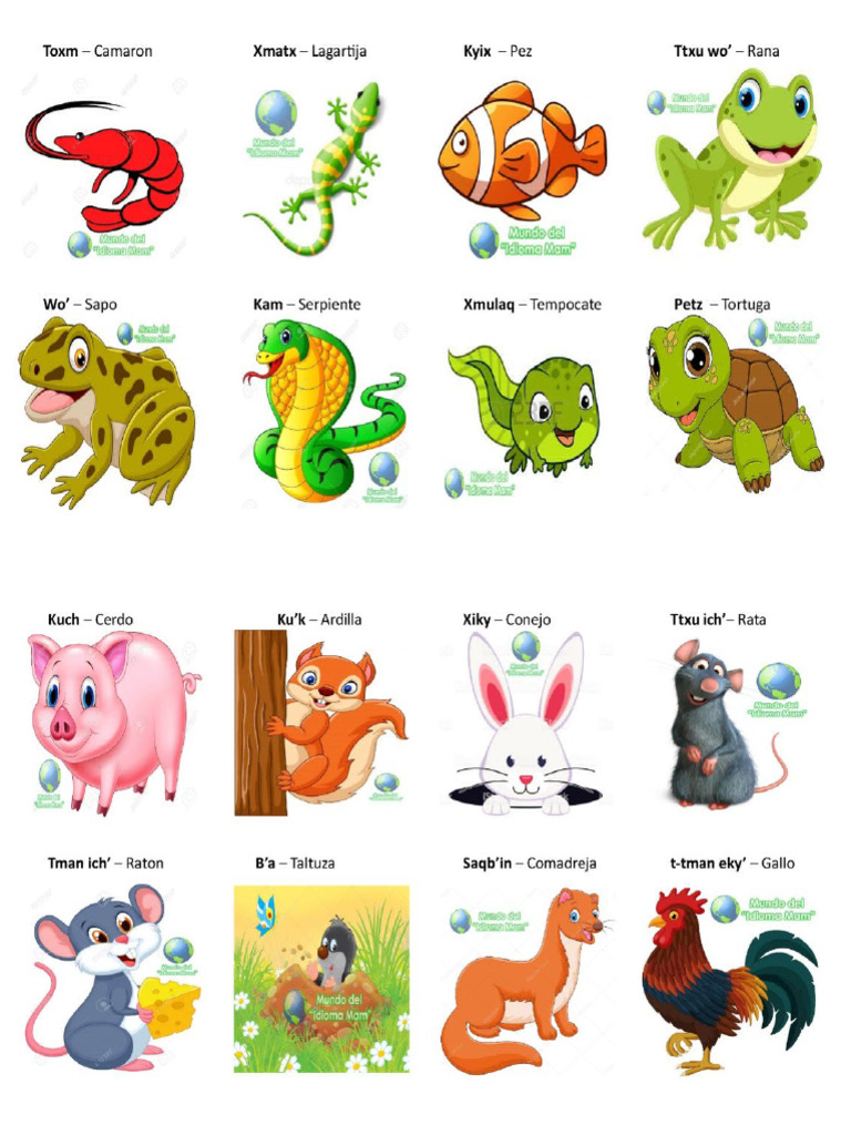 Animals en Mam | PDF