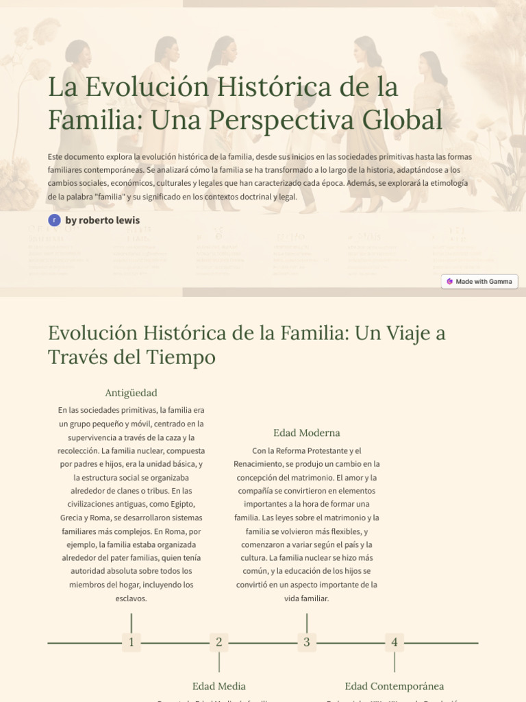 Evolución Histórica de la Familia | PDF | Familia | Matrimonio