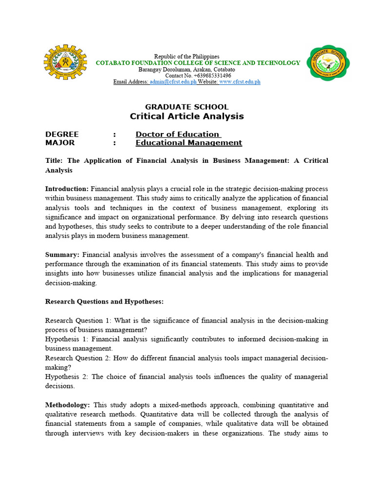 Critic Paper Rey and Beshy | PDF | Methodology | Qualitative Research