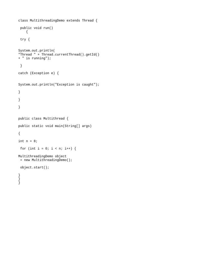 Multi Threading | PDF | Technology & Engineering Multi Threading | PDF | Technology & Engineering
