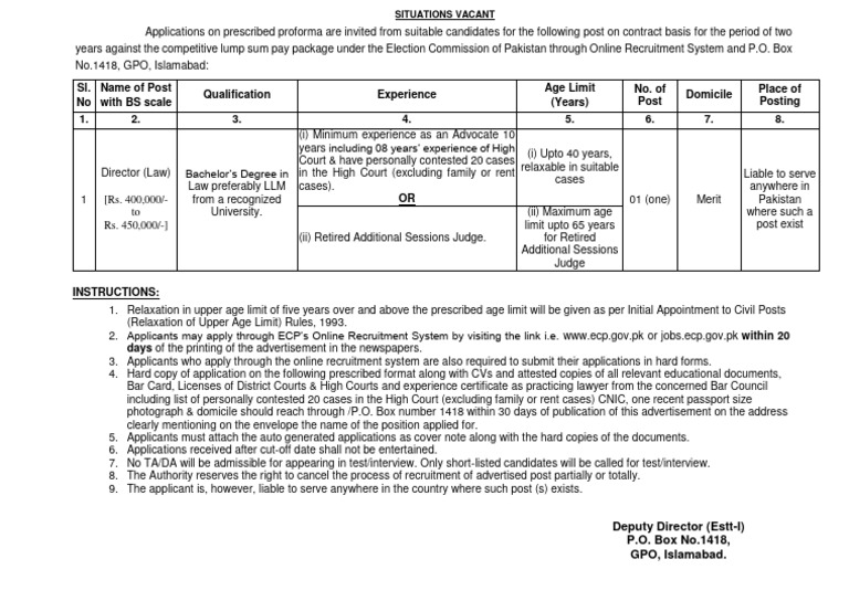 Adv DirectorLaw 01072024 | PDF | Advocate | Government
