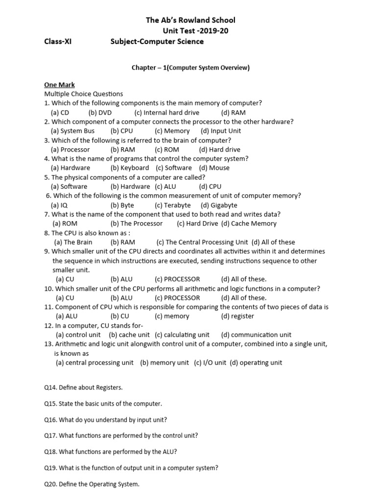 CS New | PDF | Character Encoding | Central Processing Unit