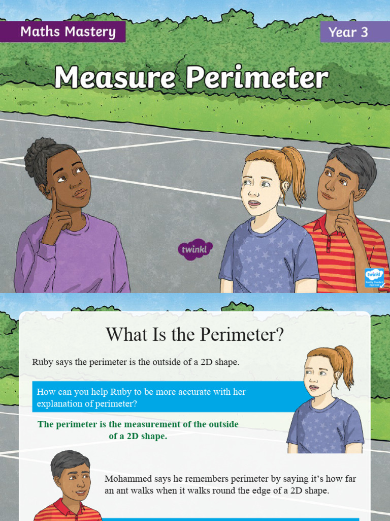 t2 M 17126 Year 3 Measure Perimeter Maths Mastery Powerpoint English ...