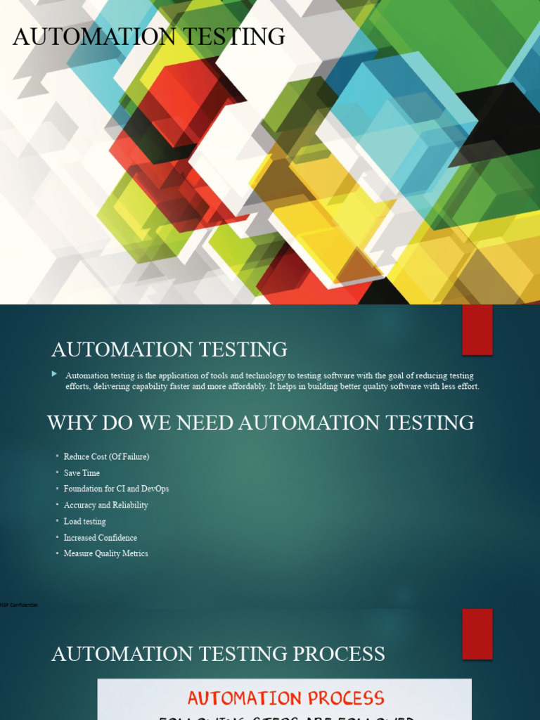 Automation Testing with Selenium Guide | PDF