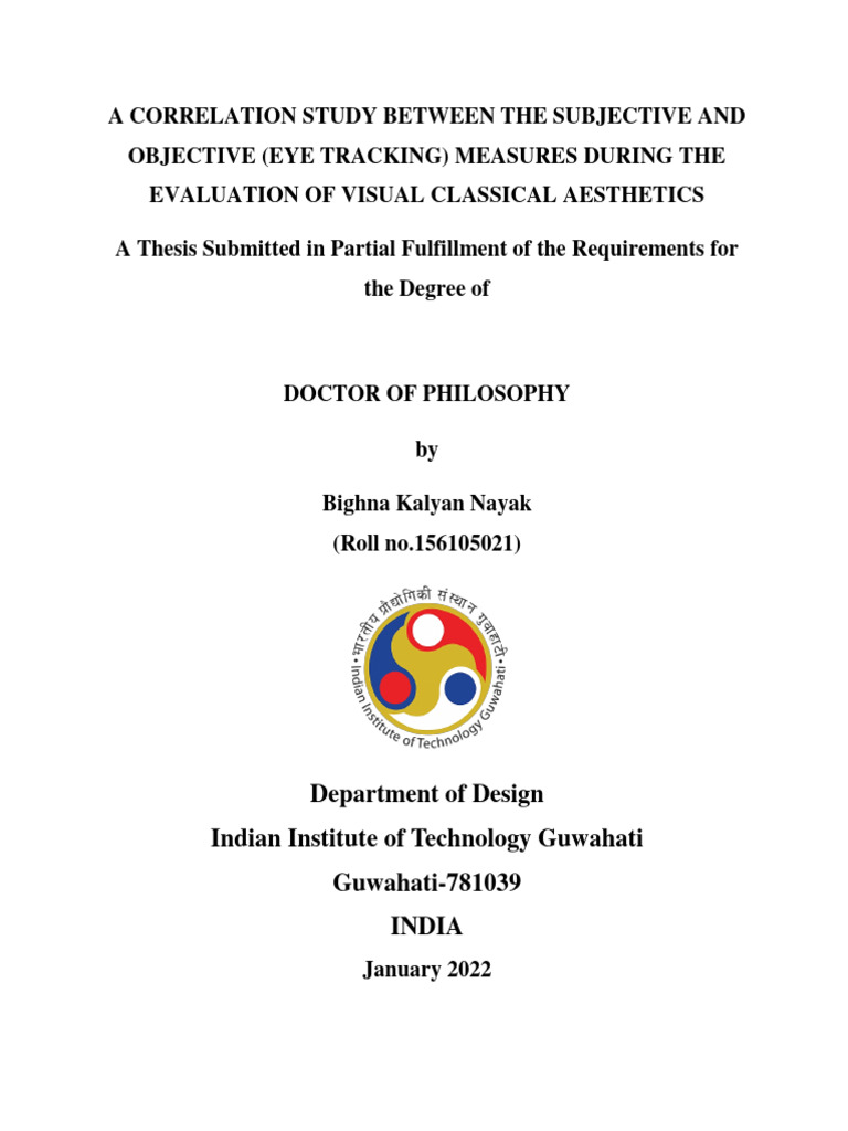 Final Thesis | PDF | Aesthetics | Perception