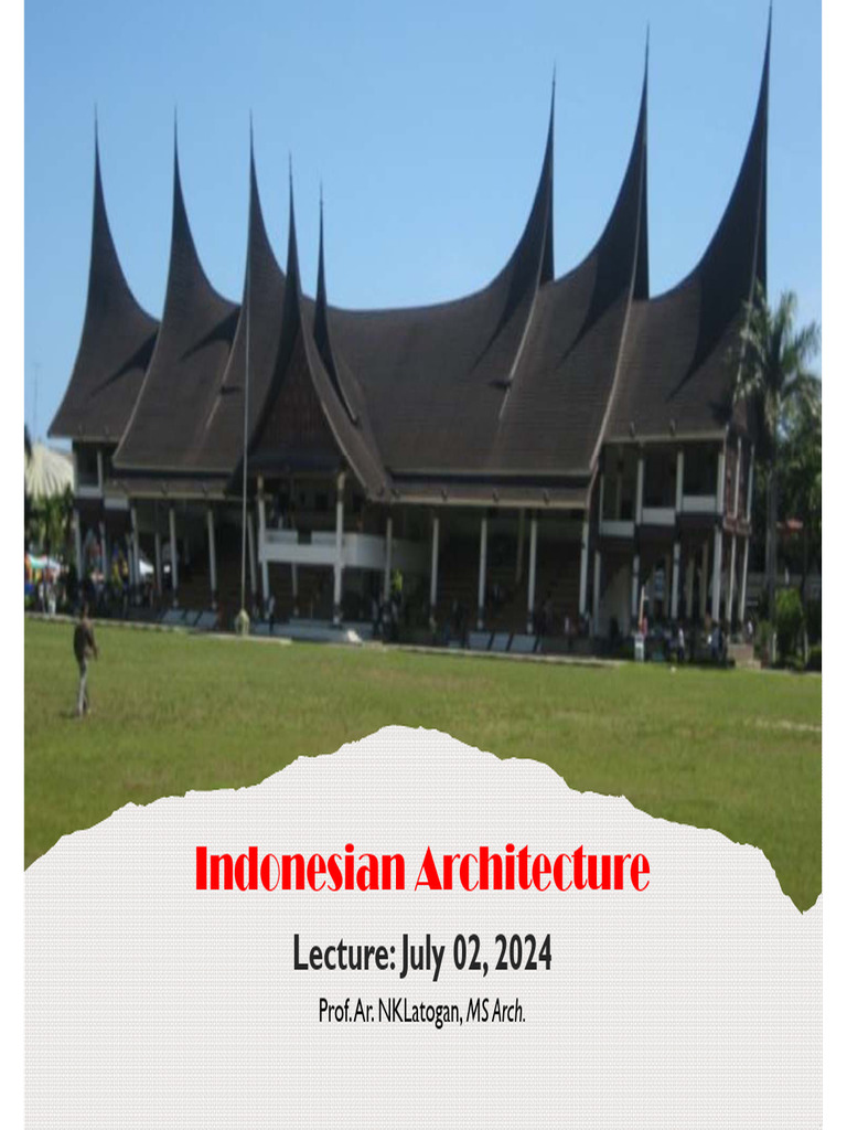 Lect. 08. Indonesian Architecture | PDF | Java