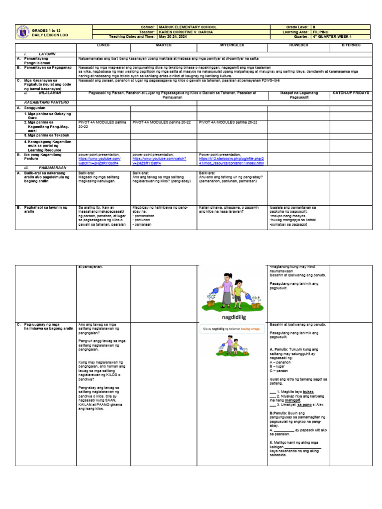WLP Fil-2 - Q4 Week4 | PDF