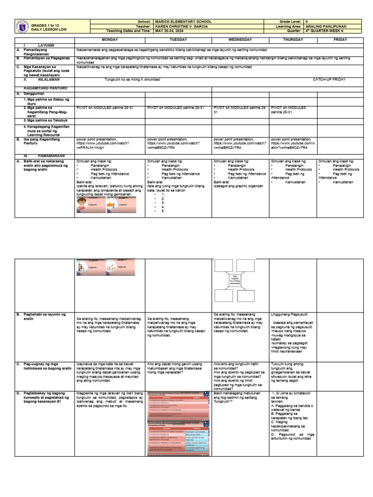 DLL Ap2 - Q4 Week6 | PDF