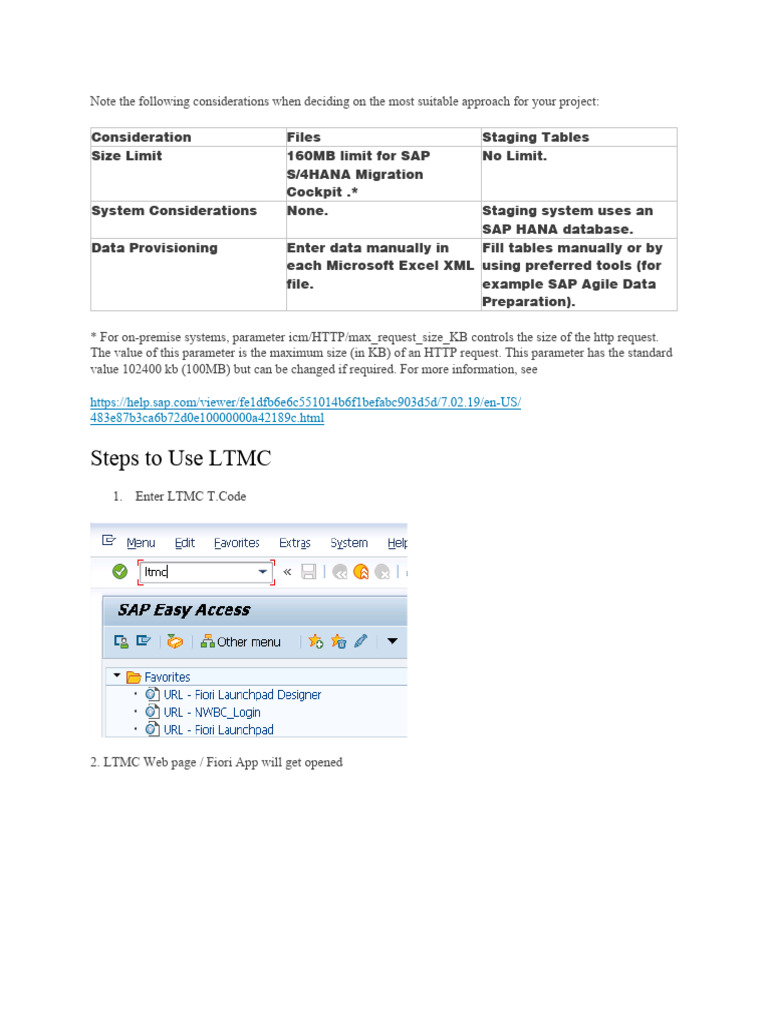 LTMC_Steps for Material Master Migration | PDF | Computing | Software