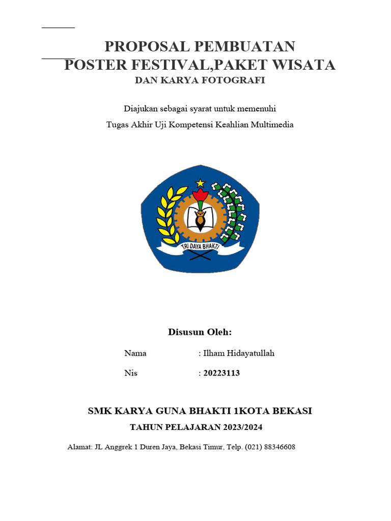 Proposal Ujikom Ilham Selesai | PDF | Seni