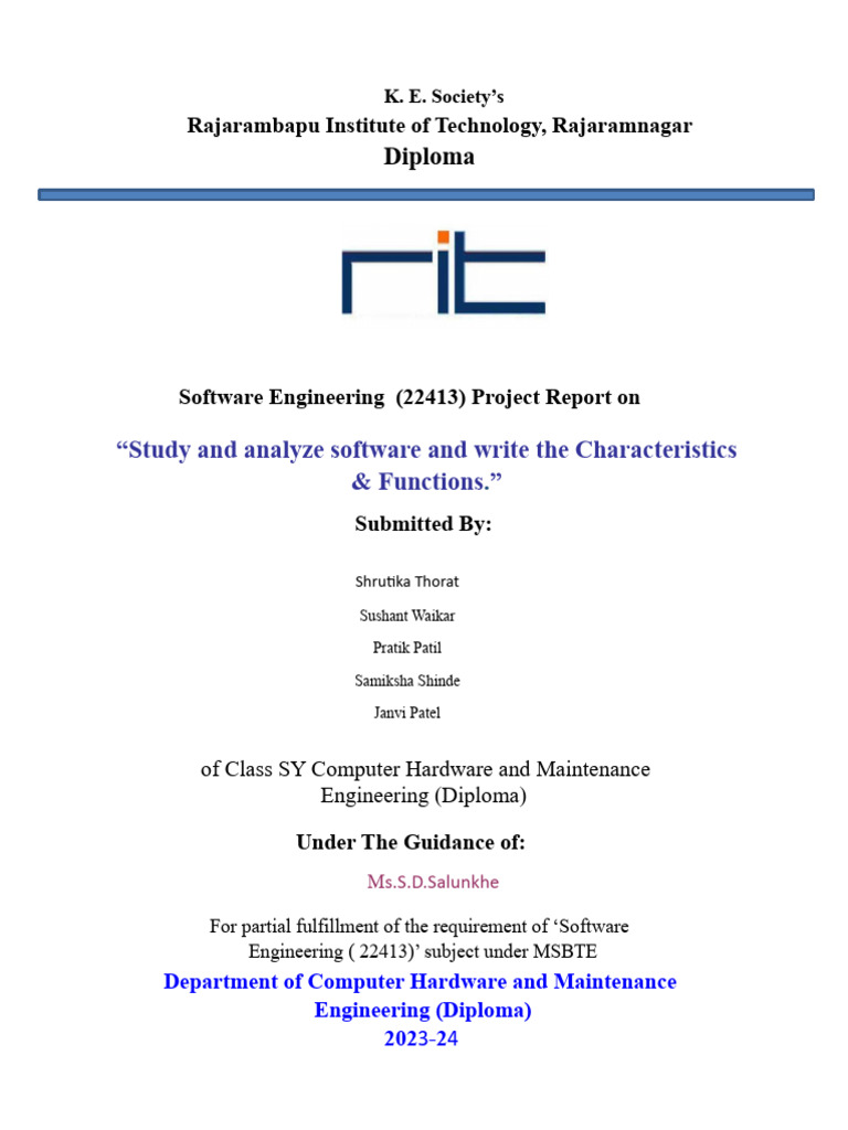 Sen Report Final3 | PDF | Reliability Engineering | Software Testing