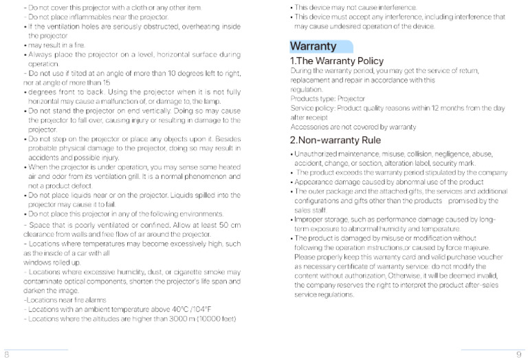 Common Warnings For Electrical Appliances | PDF