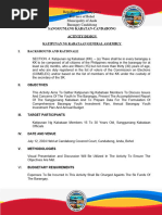 A Activity Design Katipunan NG Kabataan General Assembly I. Background ...