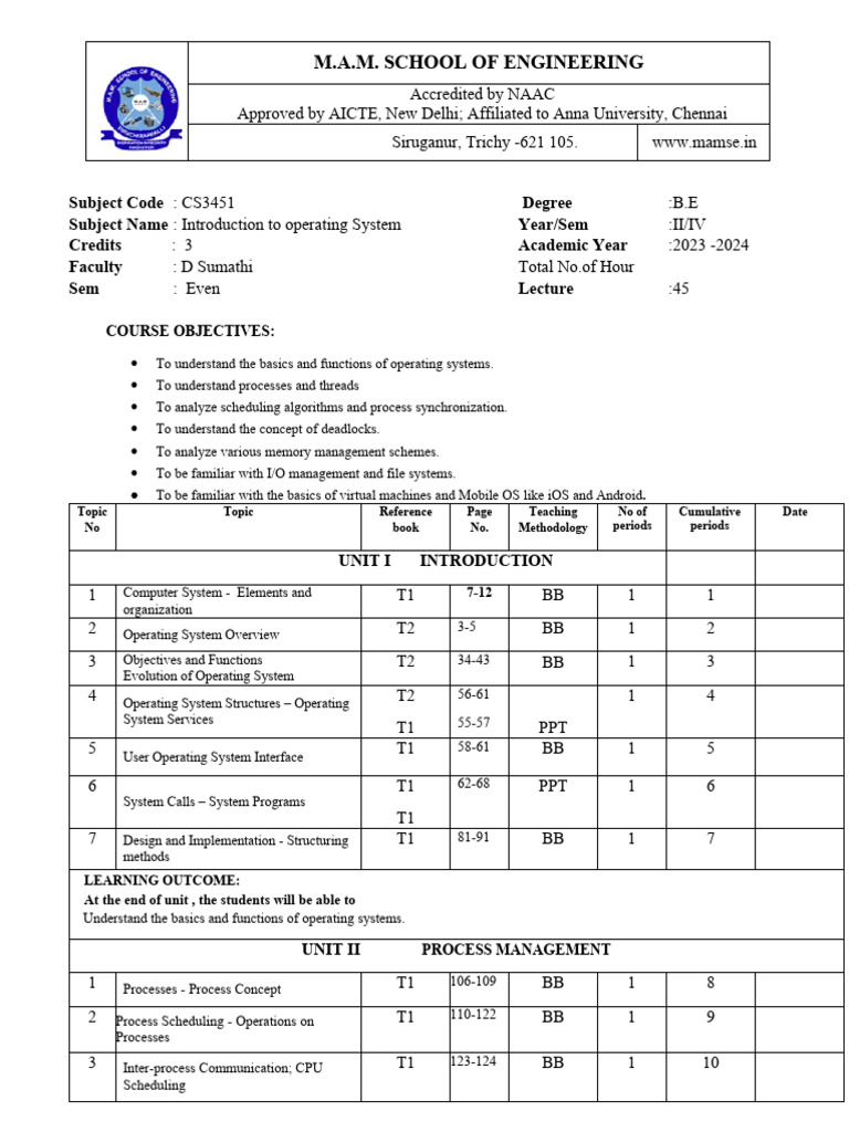 IOS Lesson Plan | PDF | Process (Computing) | Computer File