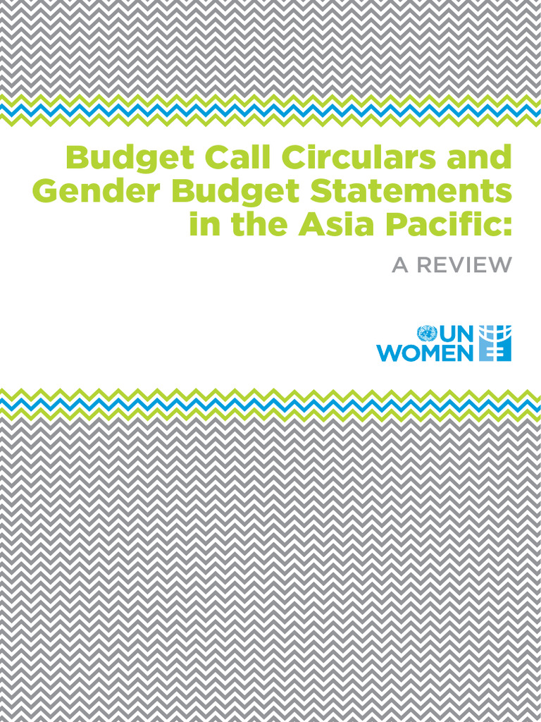 UN Women - Budget Call Circulars and Gender Budget Statements in The Asia Pacific | PDF | Gender ...