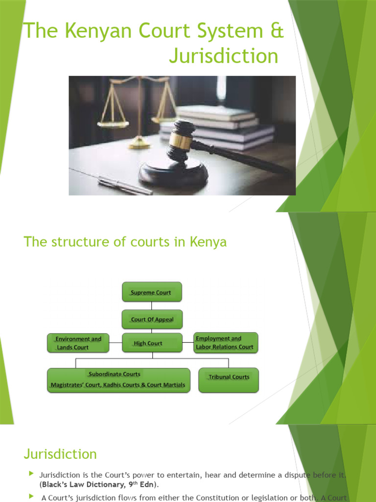 The Kenyan Court System & Jurisdiction Edited | PDF | Jurisdiction ...